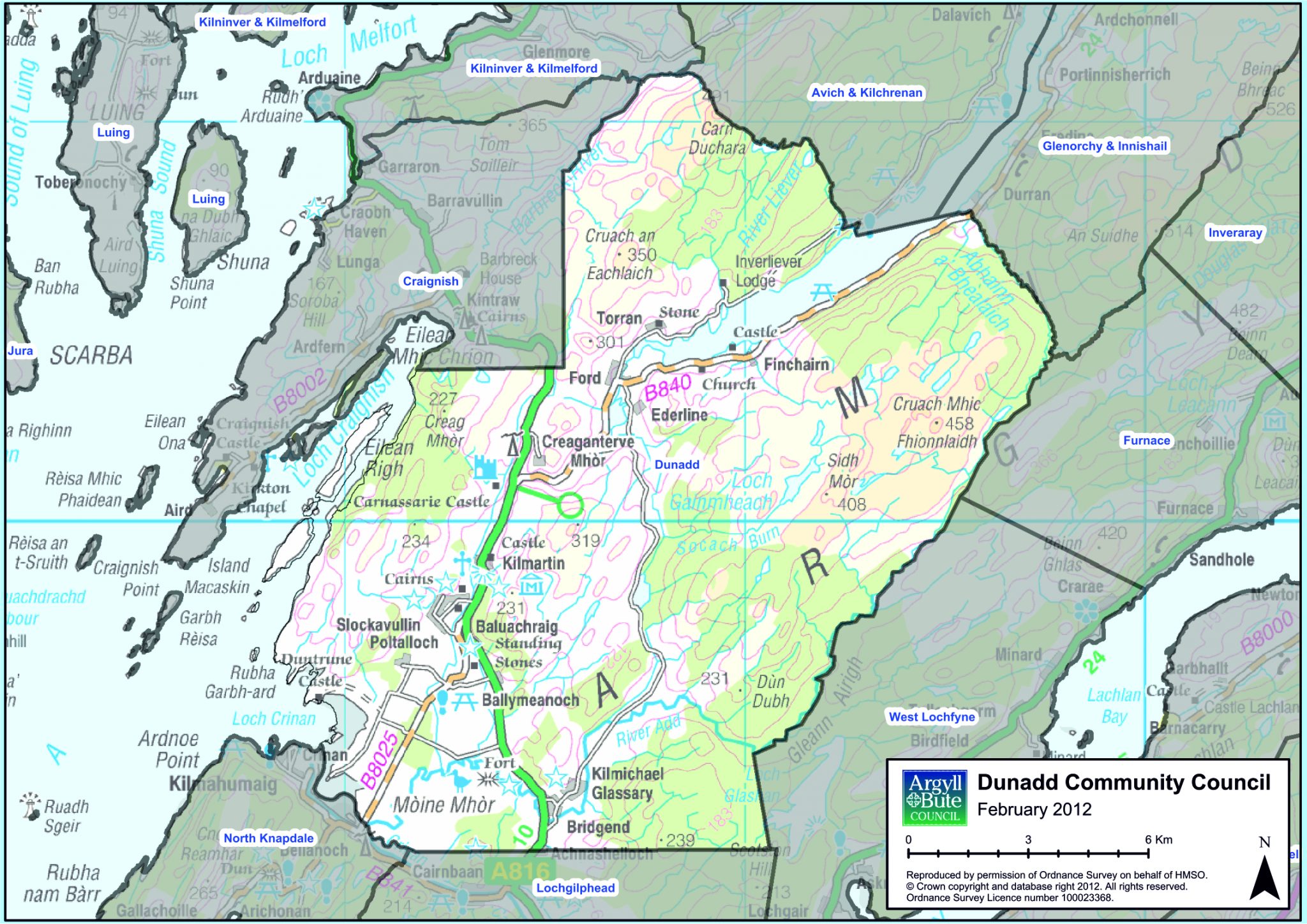 The Area We Cover - Dunadd Community Enterprise